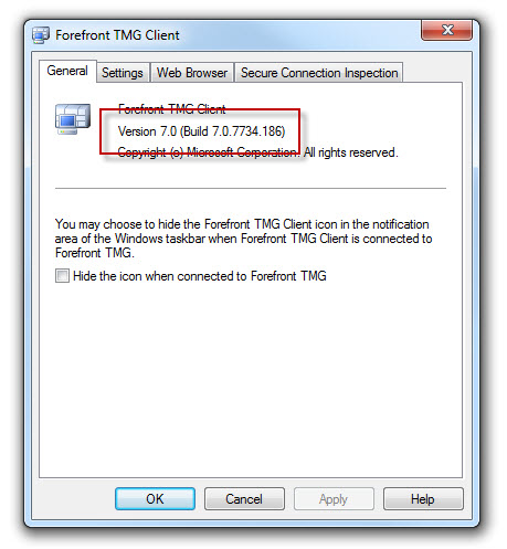 Forefront TMG 2010 Firewall Client Hotfix Rollup – October 2011 ...